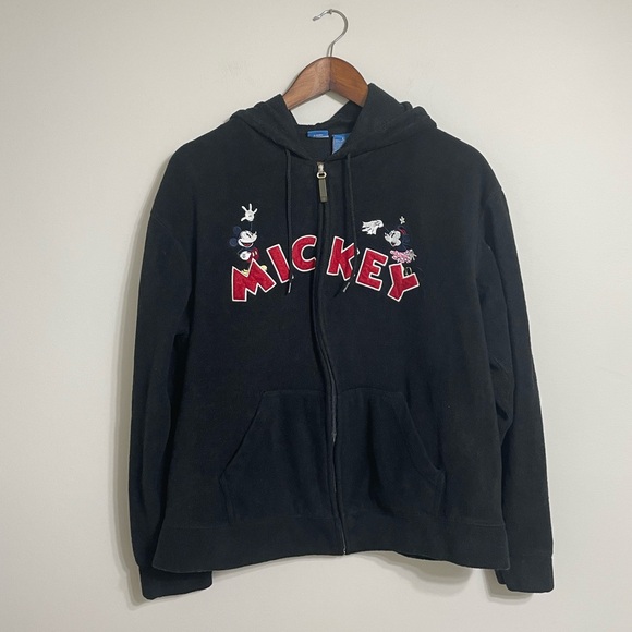Disney | Tops | Mickey Mouse Fuzzy Jacket | Poshmark
